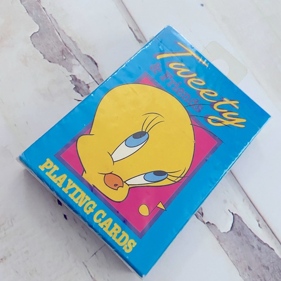 Warner Bros. | Games | 994 Looney Toons Tweety Friends Playing Cards ...